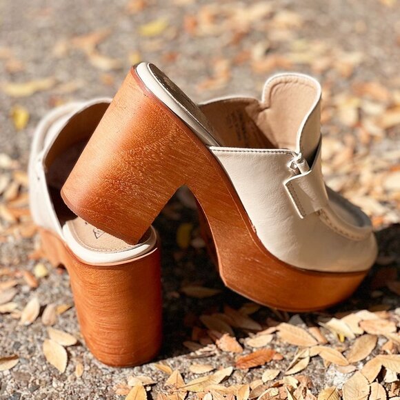 BEAST FASHION | Shoes | New Penny Loafer Wooden Platform Heel Clog ...